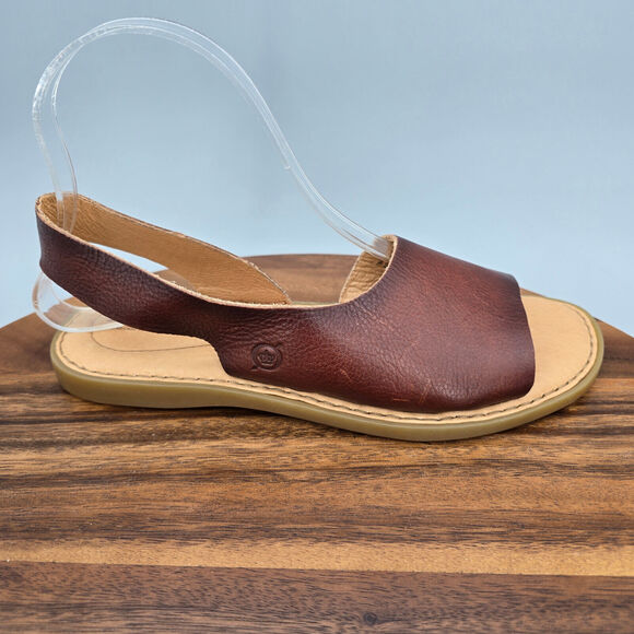 Børn | Shoes | Born Inlet Sandals Womens 7 M Dark Tan Brown Leather ...